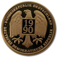 Deutschland - Deutsche WÃ€hrungsunionsmark 1990 - 6g Gold im Online ...