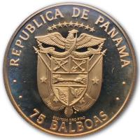Panama - 75 Balboa 75. Jahre UnabhÃ€ngigkeit 1978 - Gold PP im Online-Shop www.Silbertresor.de ...