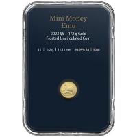 Australien - 5 AUD Mini Money (3.) Mini Emu 2023 - 1/62 Oz Gold im ...
