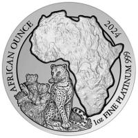 Ruanda - 100 RWF African Ounce Leopard 2024 - 1 Oz Platin im Online ...
