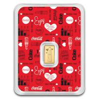 USA - Coca Cola(R) Valentinstag Goldbarren - 0,5g Gold im Online-Shop ...