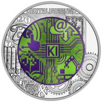 Ã sterreich - 25 Euro Niob Set Digitalisierung und Crypto stamp 2025 ...