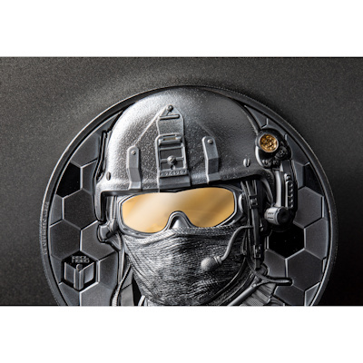 Cook Island - 500 CID Special Forces - Real Heroes 2022 - 5 Oz Gold