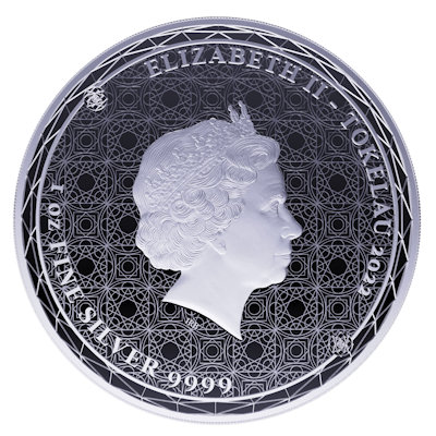 Tokelau - 5 NZD Equilibrium PROOF 2022 - 1 Oz Silber PP