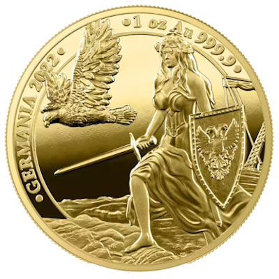 Germania Mint - 100 Mark Germania PROOF 2022 - 1 Oz Gold PP