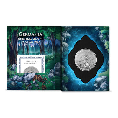 Germania Mint - 10 Mark Germania 2025 - 2 Oz Silber